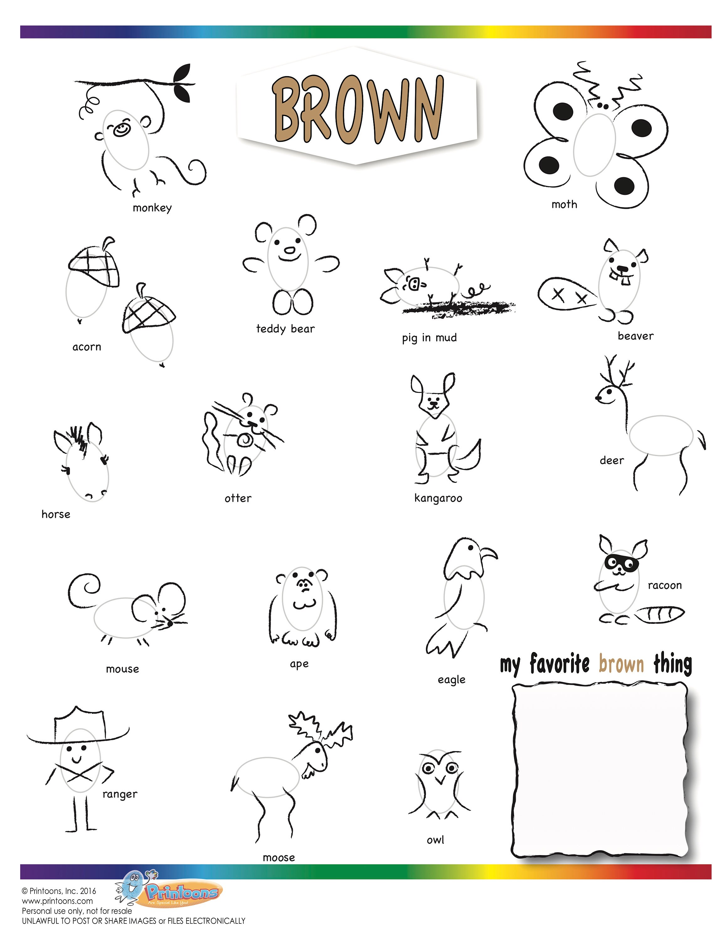 COLORS LEARNING THUMBPRINT Art, Color Worksheets, Homeschool Learning ...