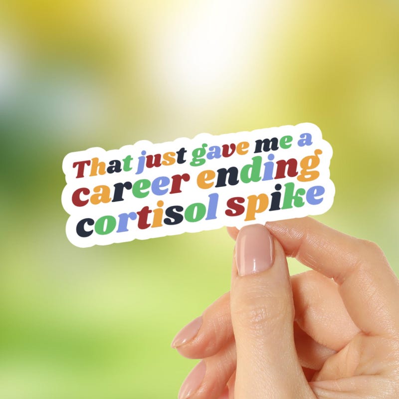 Cortisol Sticker - Etsy