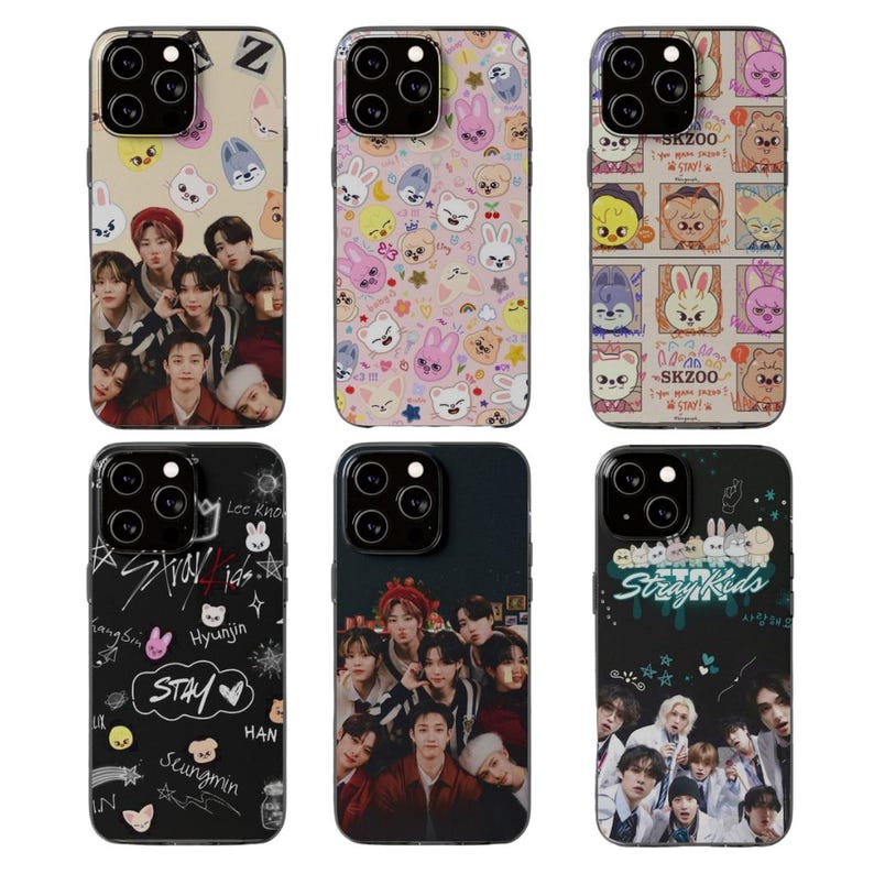 Stray Kids SKZOO Magic School Phone Case, Lee Know, Bangchan, Huynjin ...