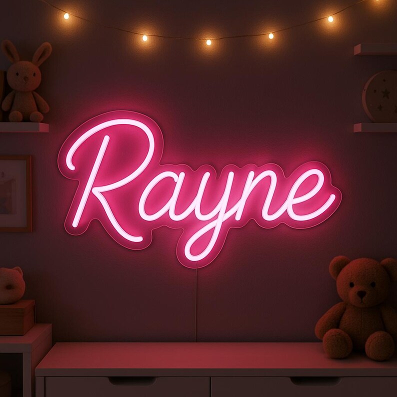 Custom LED Neon Sign | Unique Neon Light Made to Your Design - Etsy