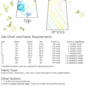 Anna Top and Dress PDF Sewing Pattern - Etsy