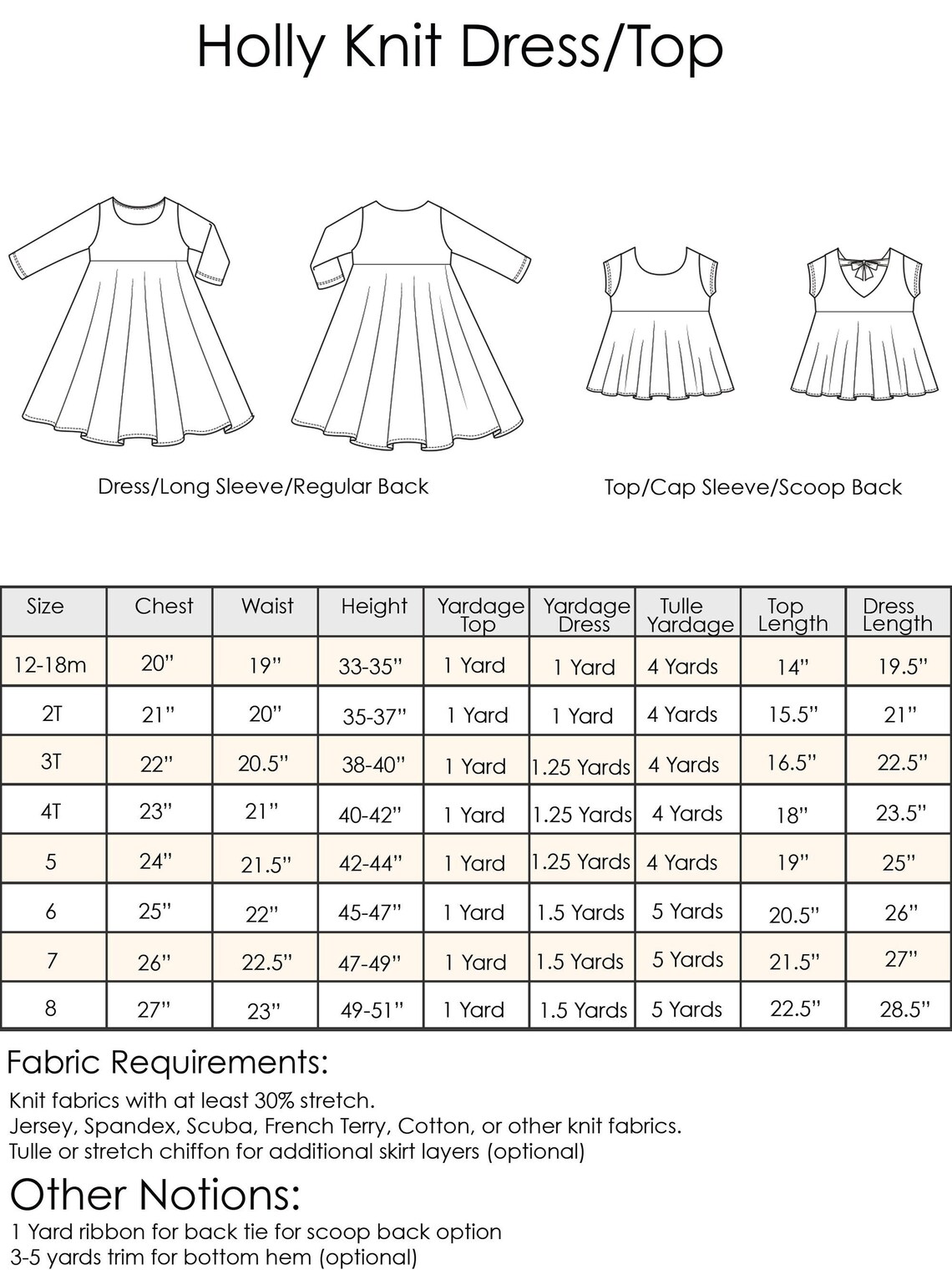 The Holly Pattern PDF Pattern | Etsy