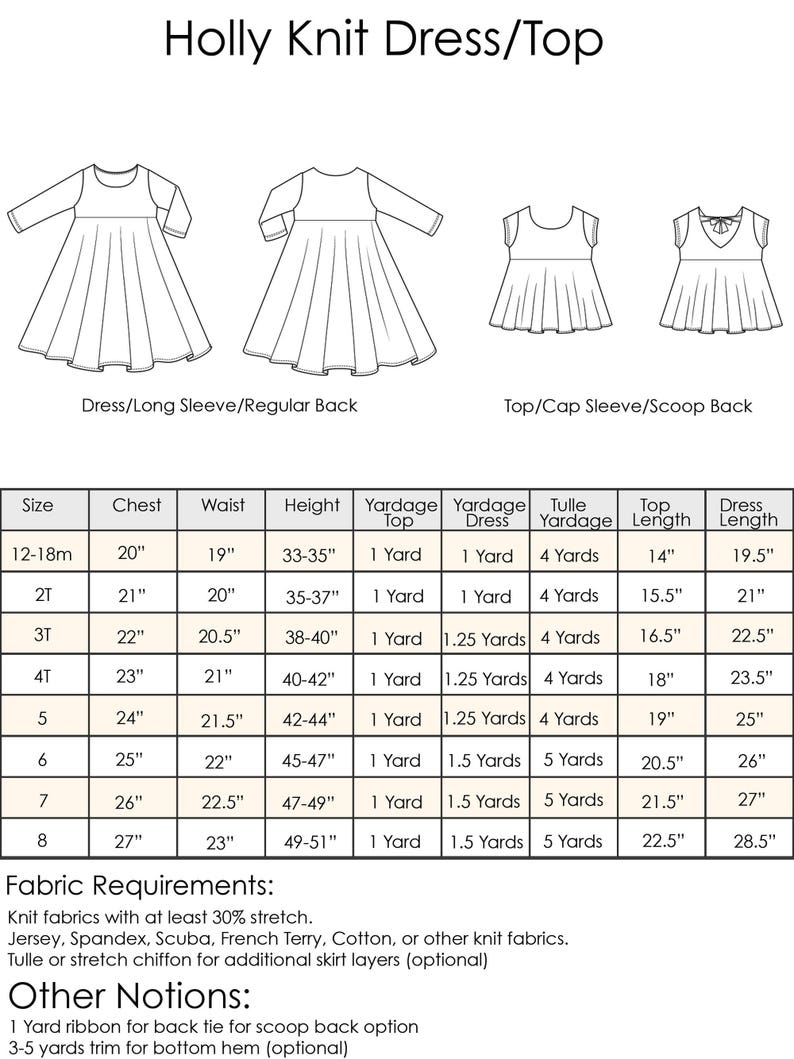 The Holly Pattern (PDF Pattern) - Etsy