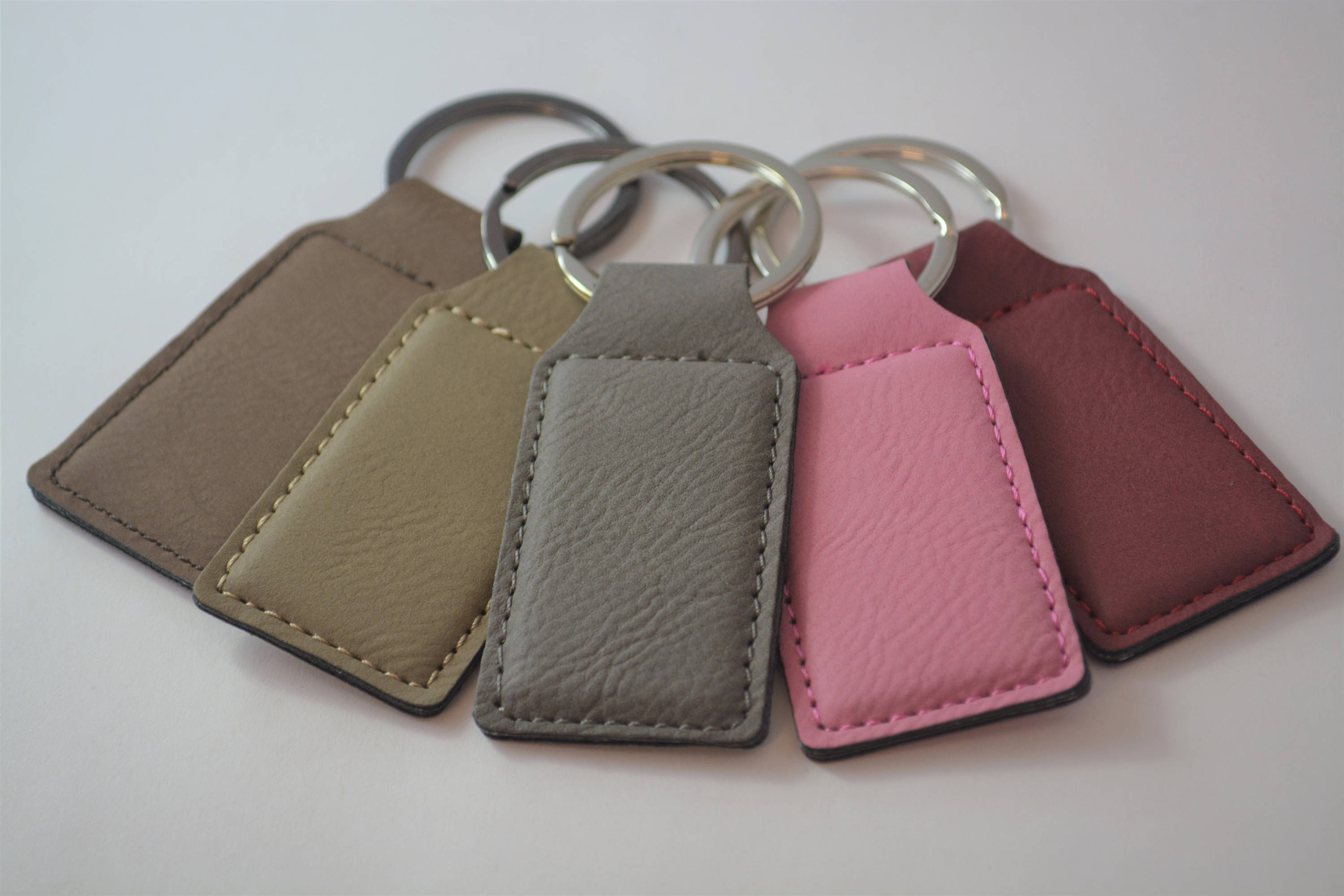 Personalized Vegan Leather Keychain Vegan Key Chain Key Fob | Etsy