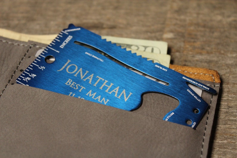 Engraved Wallet Tool, Personalized Wallet Tool, Wallet Tools, Pocket ...