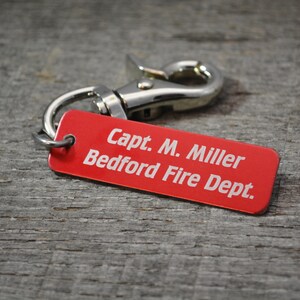 Accountability Tag, Engraved Accountability Tag, First Responder ...