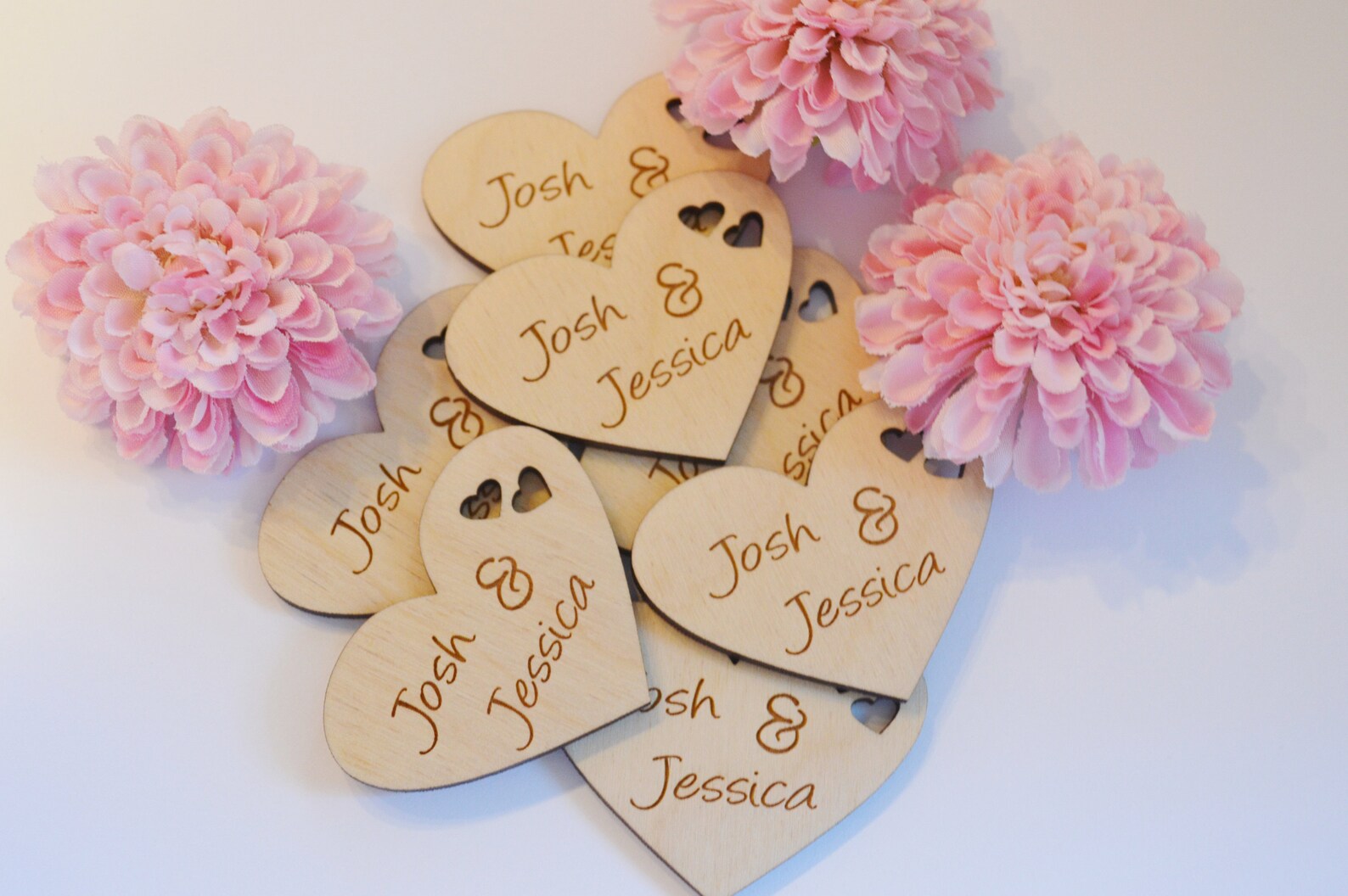 Personalized Hearts Heart Wedding Favors Wedding Favors - Etsy