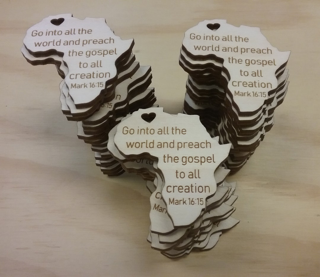Africa Favors, Personalized Favor Tags, Africa Cutouts, Destination ...