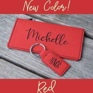 Personalized Vegan Leather Keychain, Vegan Key Chain, Key Fob ...