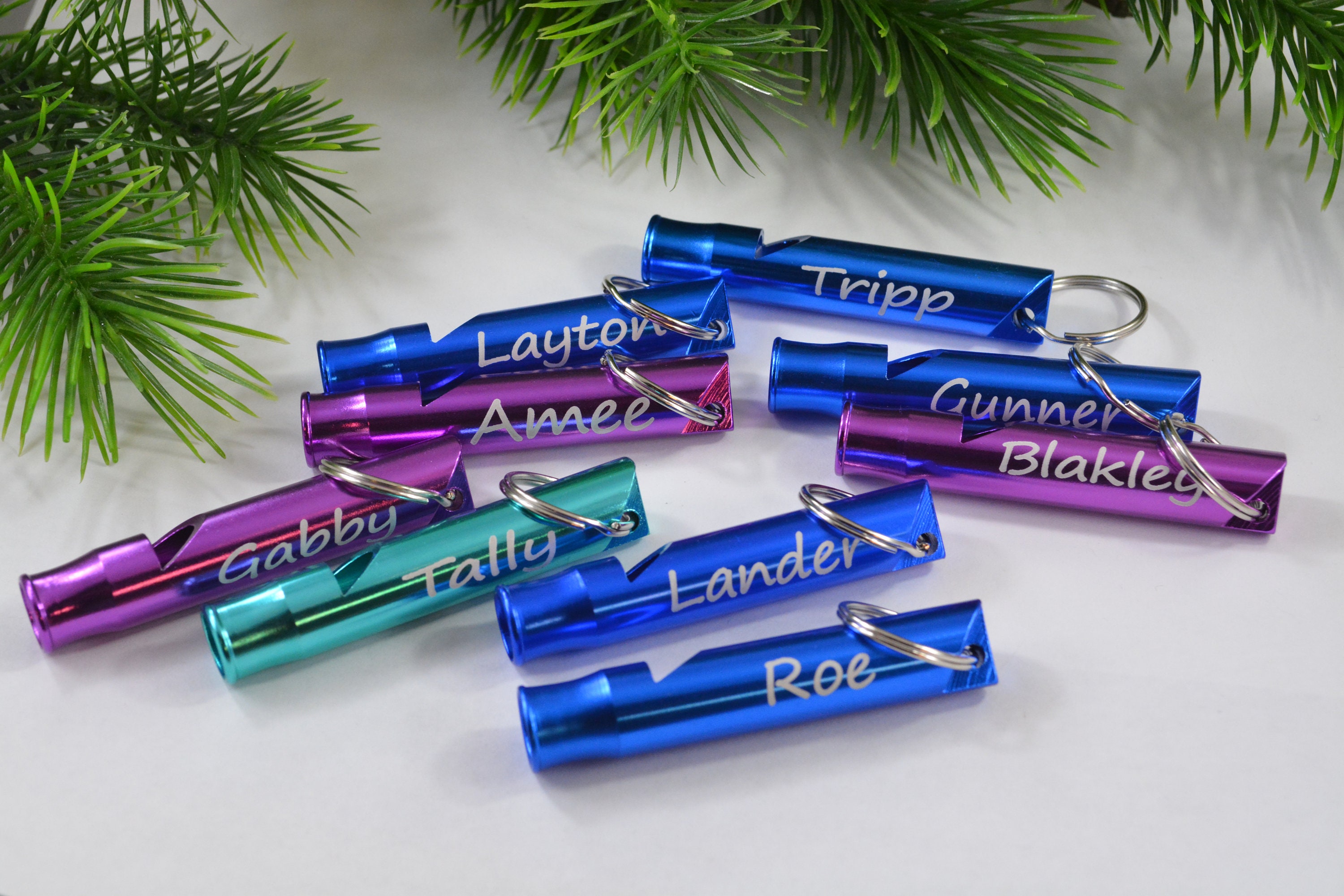 Personalized Metal Whistle Engraved Whistle Christmas Gifts | Etsy