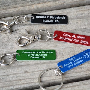 Accountability Tag, Engraved Accountability Tag, First Responder ...