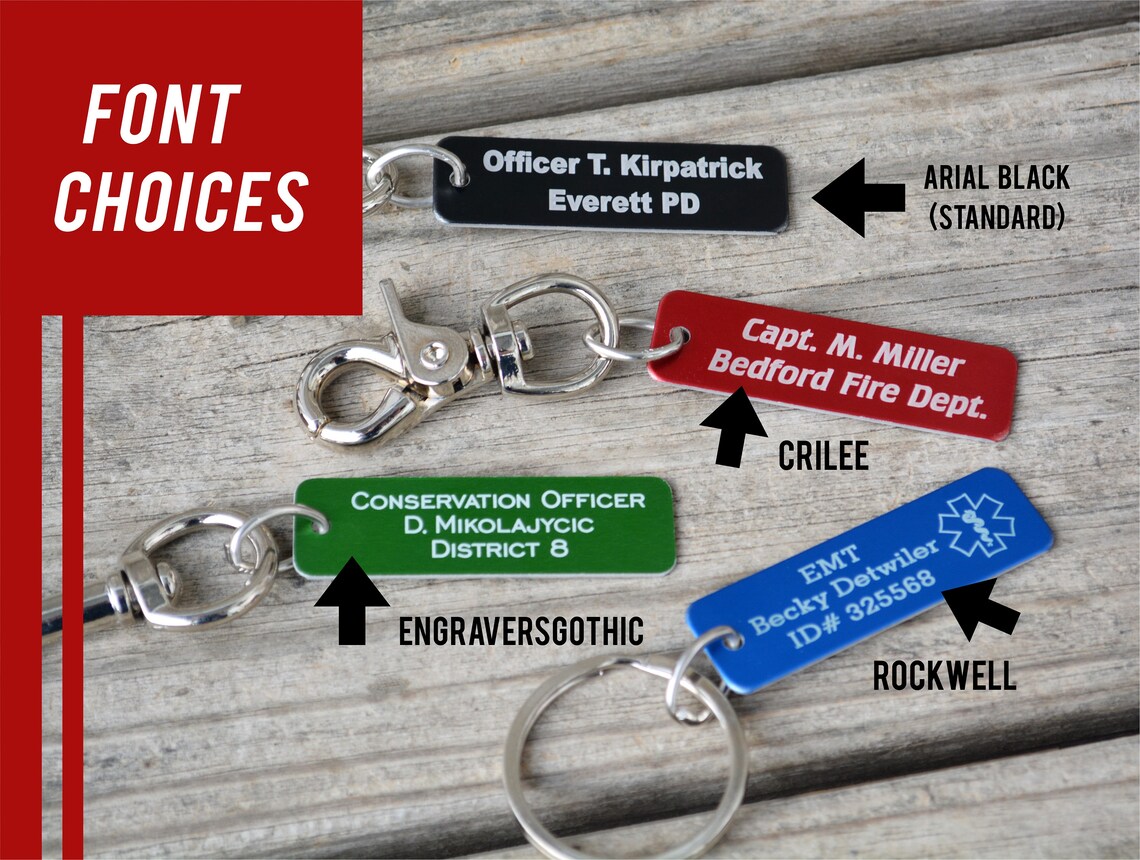Accountability Tag, Engraved Accountability Tag, First Responder ...