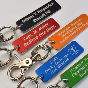 Accountability Tag, Engraved Accountability Tag, First Responder ...