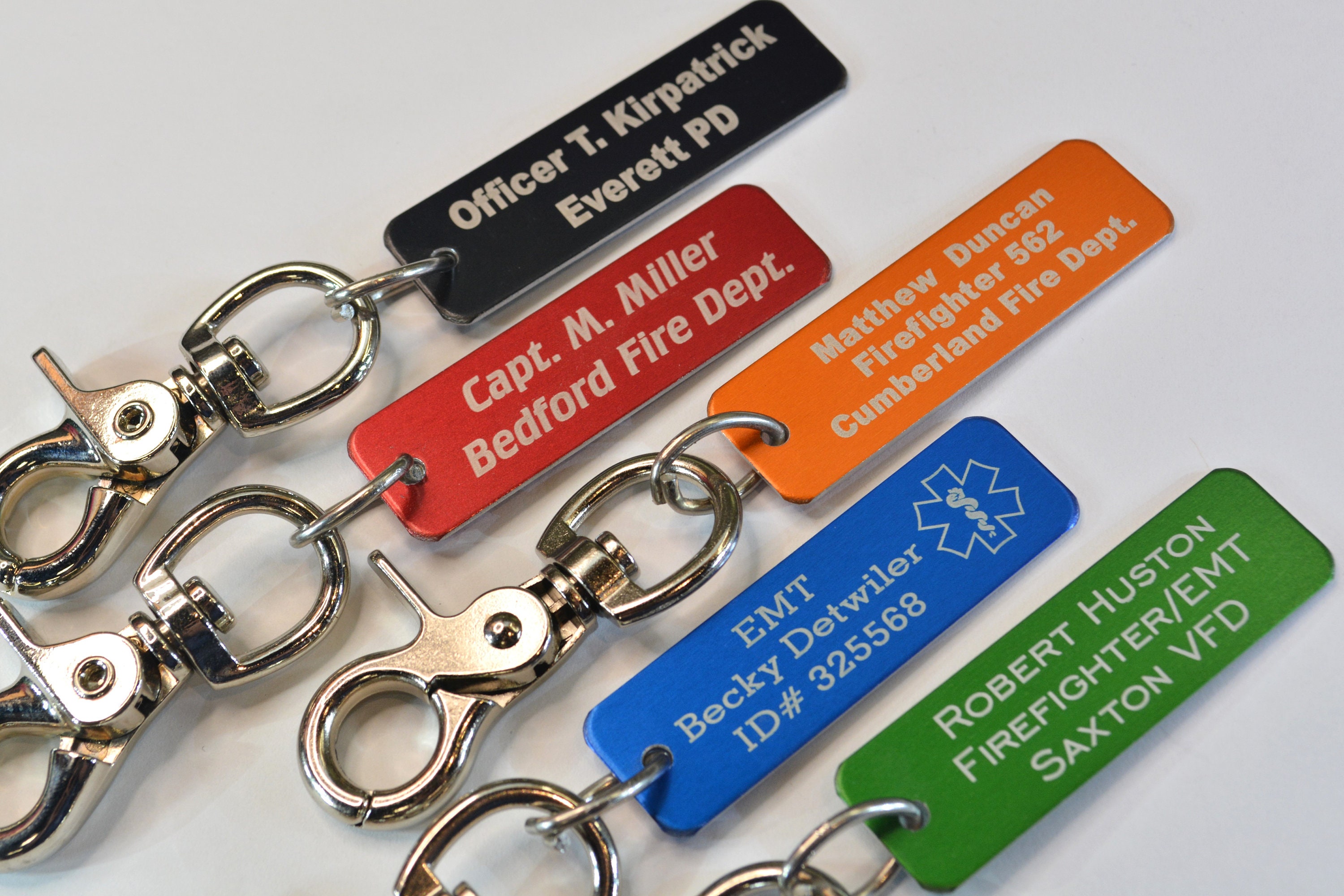 Accountability Tag, Engraved Accountability Tag, First Responder ...