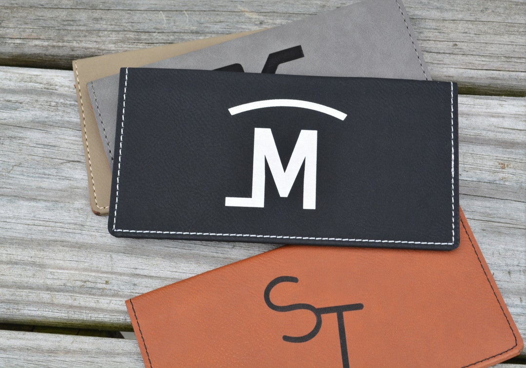 Checkbook Cover With Brand, Engraved Checkbook Cover, Ranch Brand ...