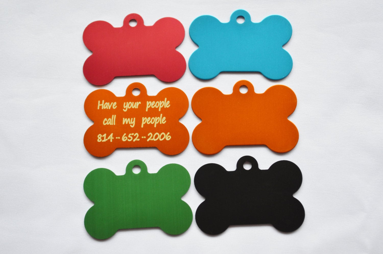 Personalized Dog Tag, Dog Bone Tag, Identification Tag, Pet Tag, Dog ...