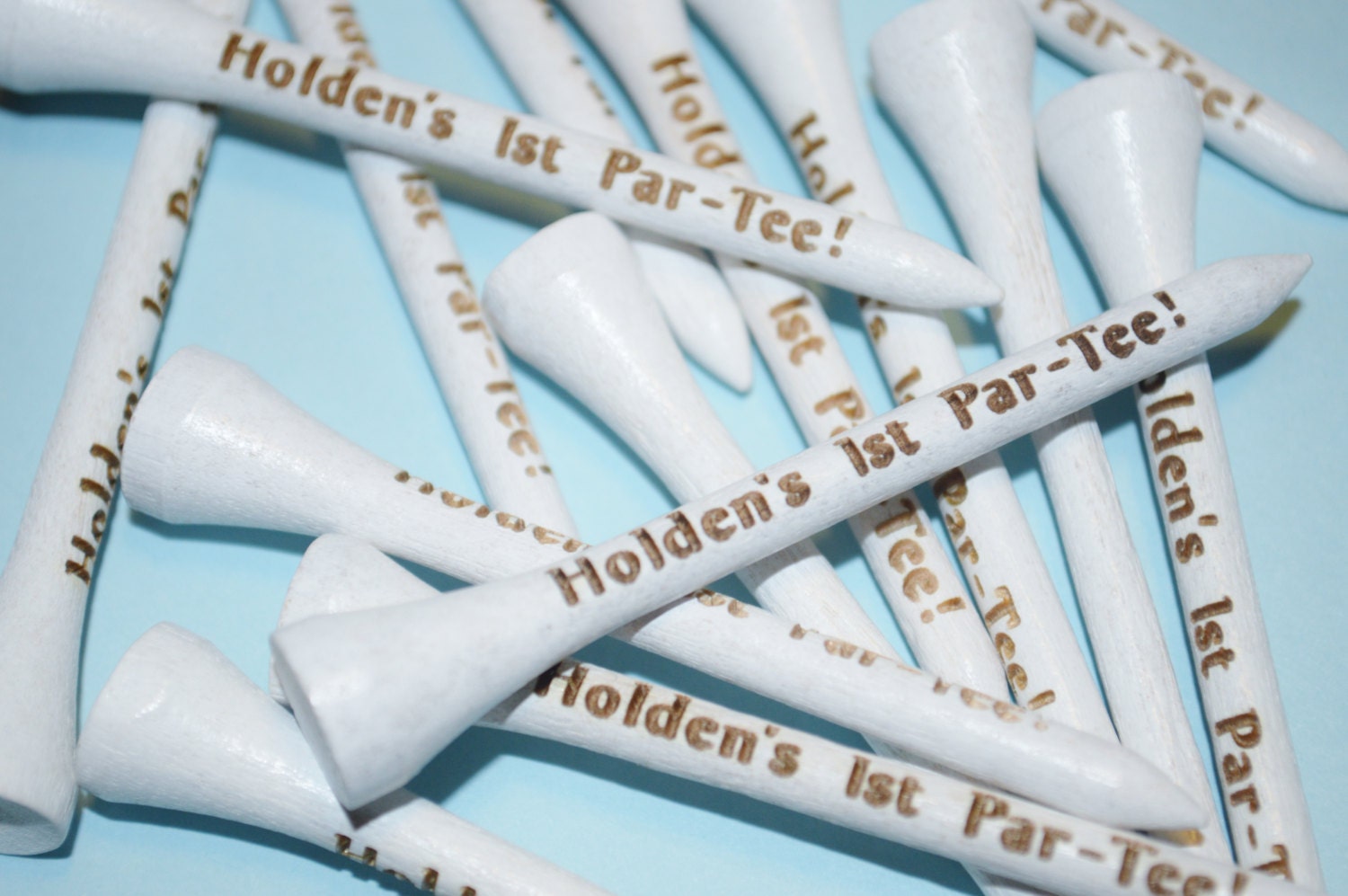 20 Personalized White Golf Tees 2 3/4'' Golf Tees - Etsy