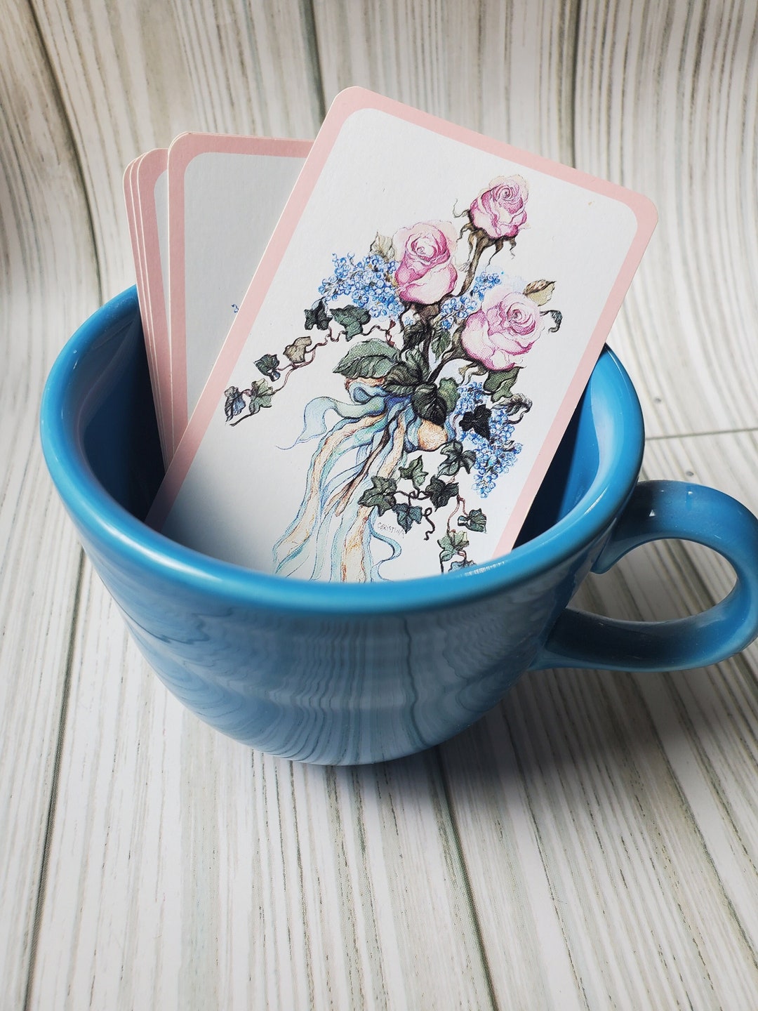 Vintage Bouquet Playing Cards - Etsy