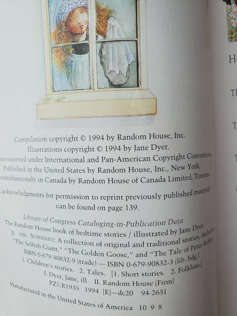 Random House of Bedtime Stories Book - Etsy