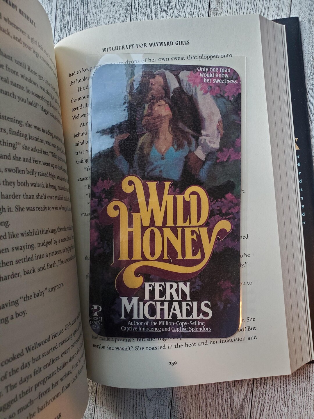 Wild Honey Bookmark - Etsy