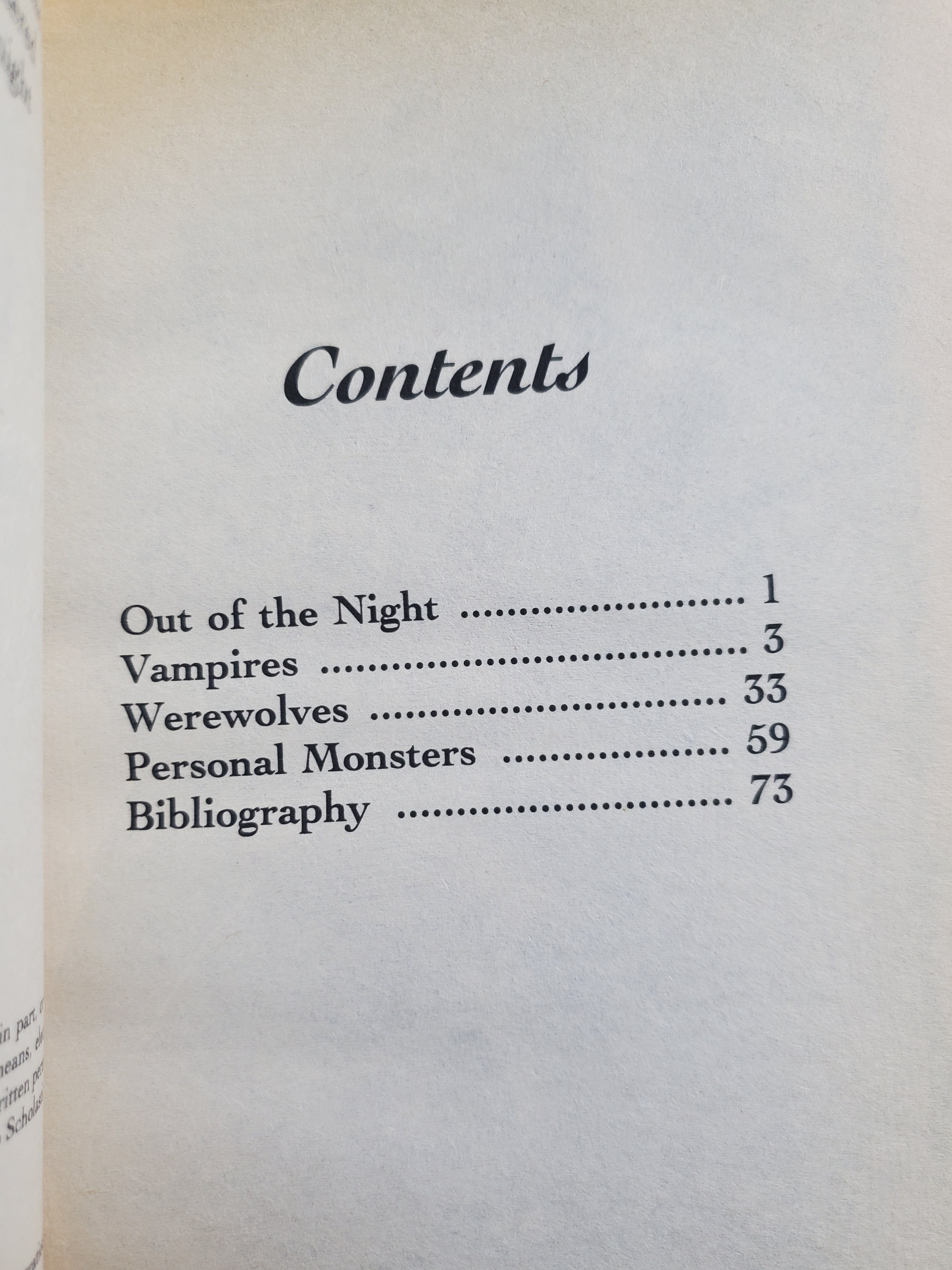 Vampires and Other Creatures of the Night Book - Etsy