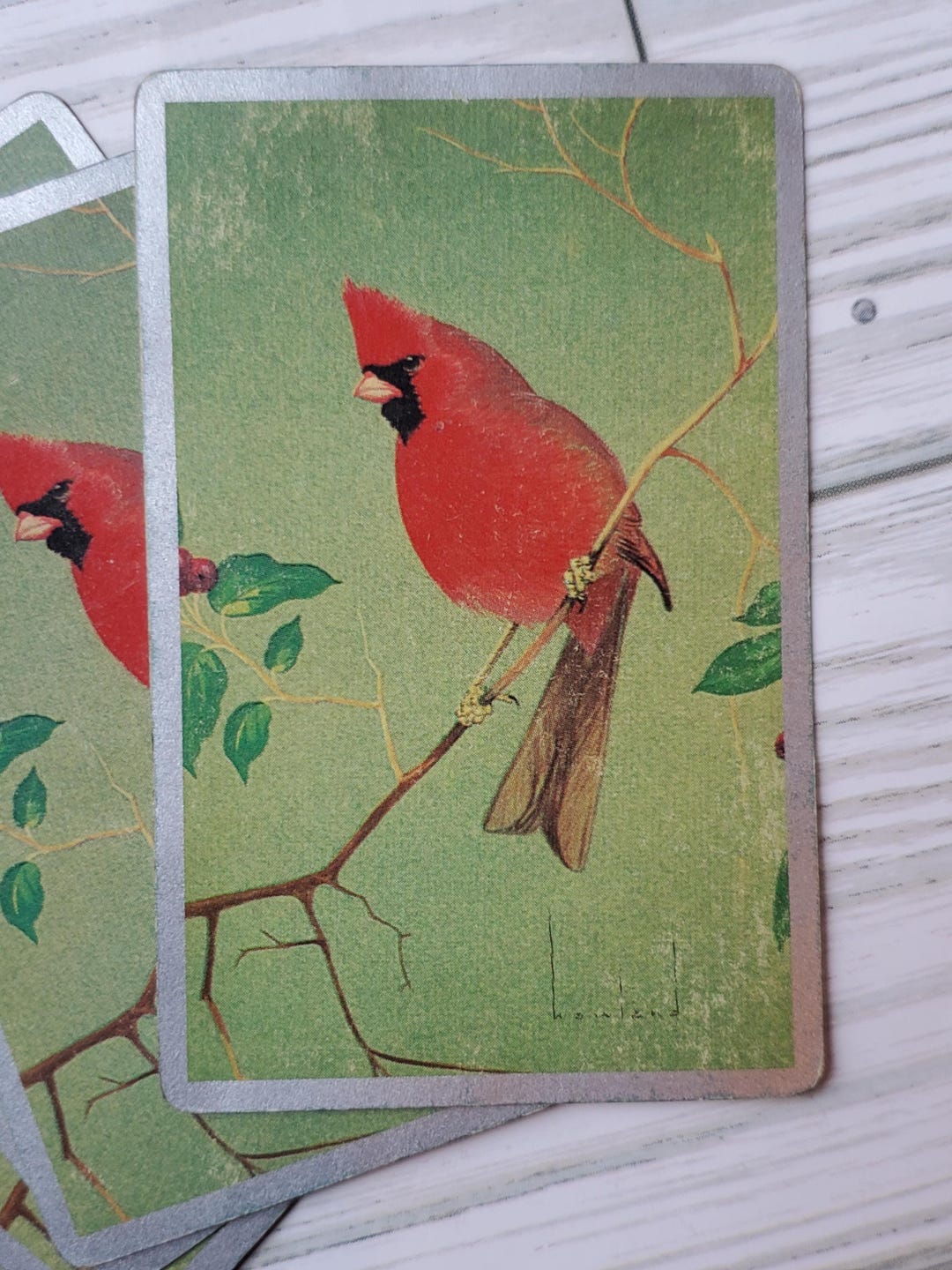 Cardinal Playing Cards - Etsy