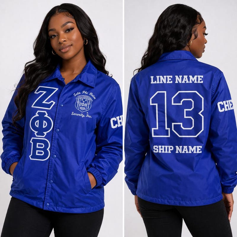Custom Greek Windbreaker - Etsy