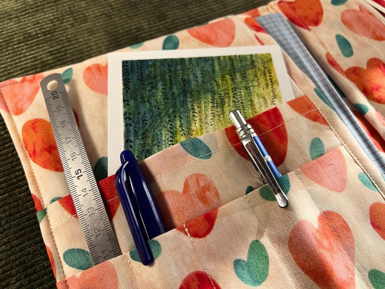 A5 Notebook Cover Sewing Pattern, Zippered Organizer, Beginner Friendly ...