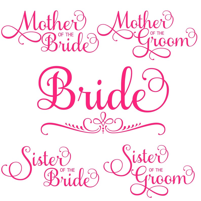 Bridal Wedding SVG Cutting File - Etsy