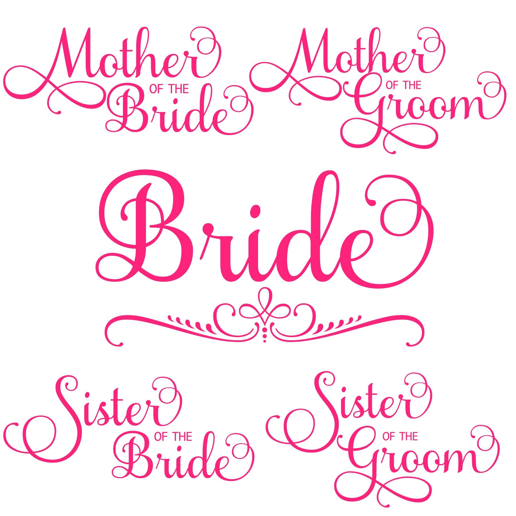 Bridal Wedding Svg Cutting File Etsy
