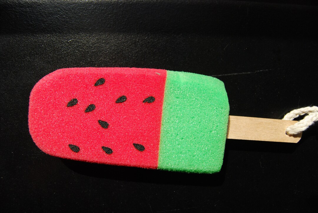 Watermelon Body Bath Sponge Scrubber - Etsy