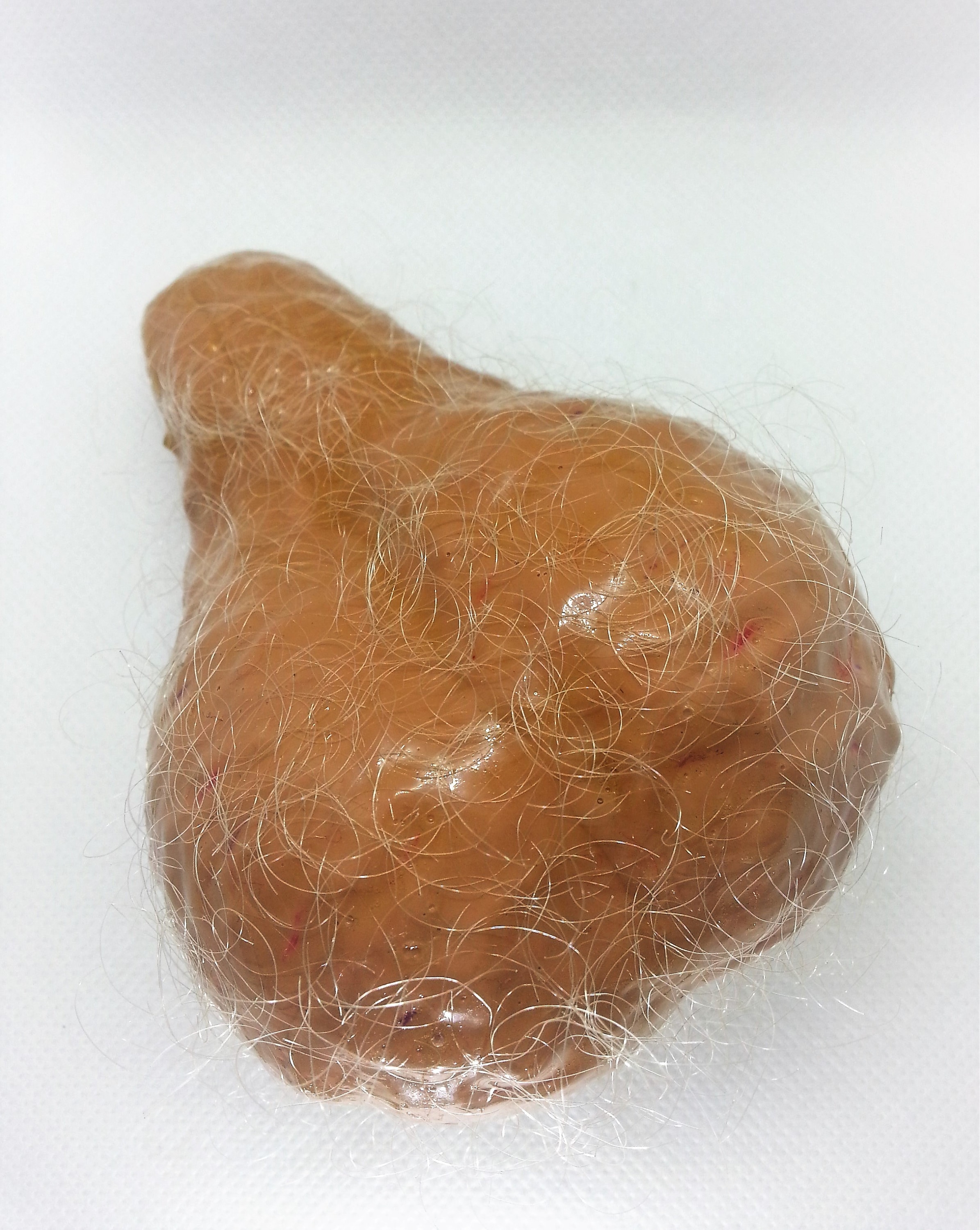 Realistic Fake Hairy Latex Testicles Balls Bollocks Nuts Scrotum Ball ...