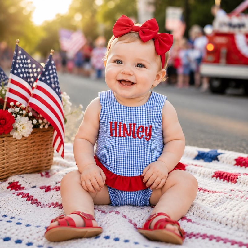 Red Romper Gingham - Etsy