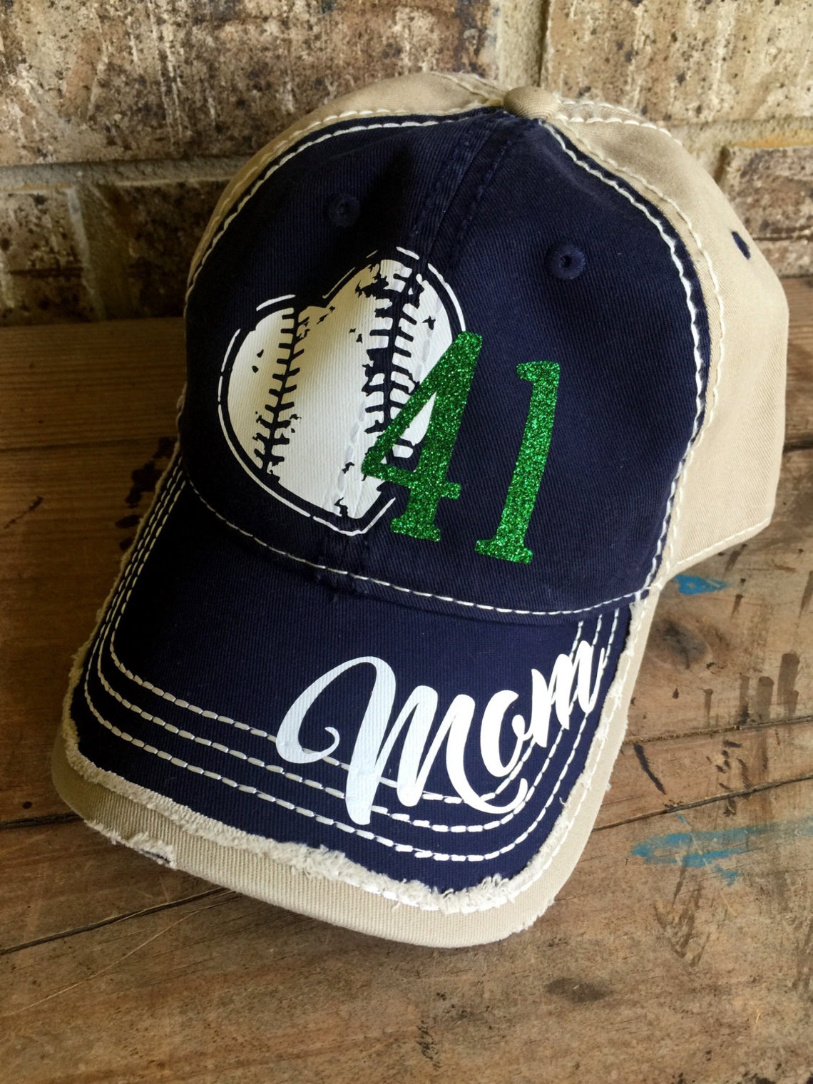 Customized Baseball Mom Cap Fun Baseball Cap Baseball Mom | Etsy