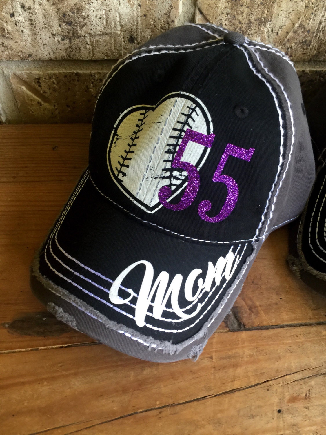 Customized Baseball Mom Cap Fun Baseball Cap Baseball Mom | Etsy