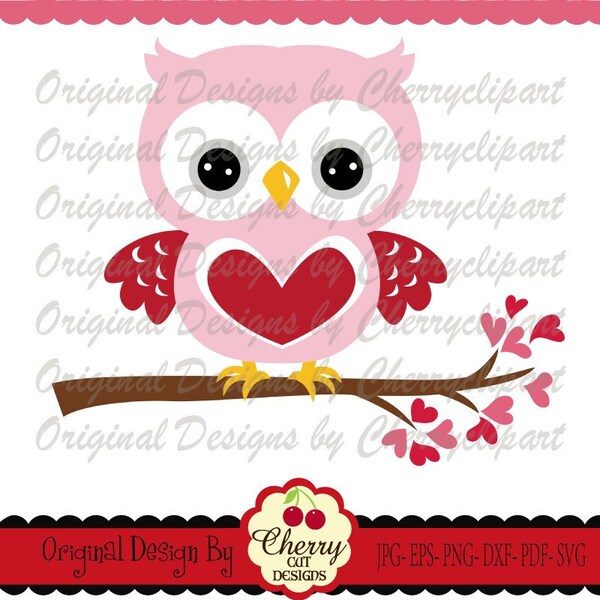 Owl Valentine Card - Etsy