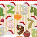 Christmas Numbers Clip Art,birthday Numbers,holiday Numbers Set ...