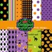 Halloween Party digital paper pack-Personal and Commercial Use | Etsy