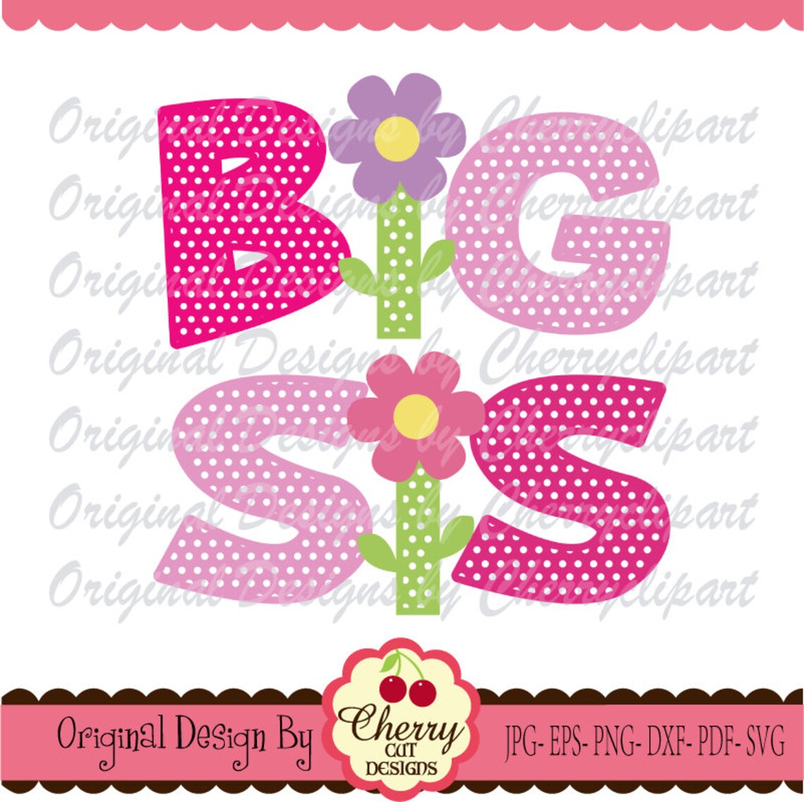 BIG SIS Svg Dxf Eps Big Sister Silhouette & Cricut Cut Design | Etsy