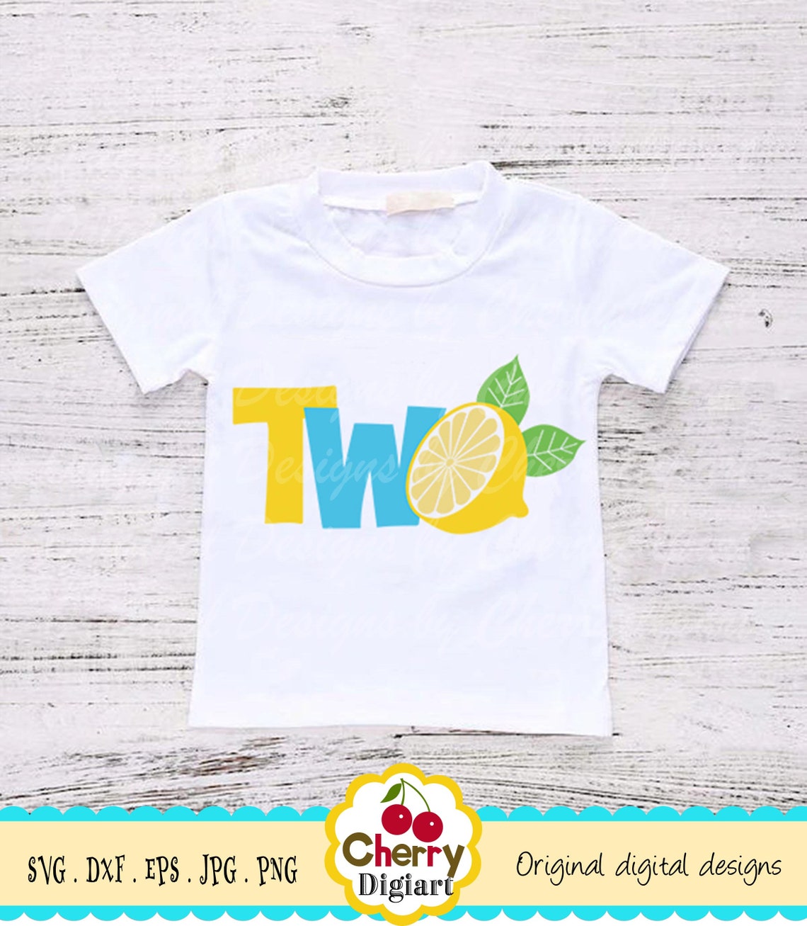 Lemon TWO Svg Birthday Two Svg Birthday Two Party Svg - Etsy