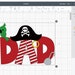 Pirate DAD Svg, DAD With Pirate Hat Svg, Pirate's Hat Svg Silhouette ...