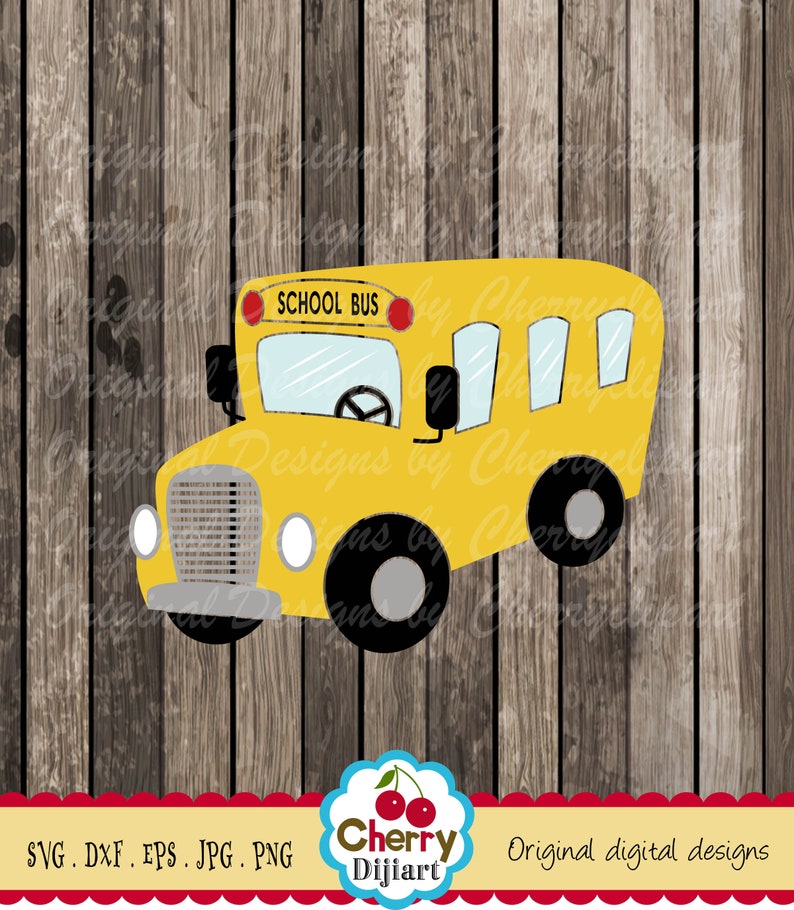 School Bus Svg Dxf Back to School SVG DXF Silhouette & Cricut | Etsy