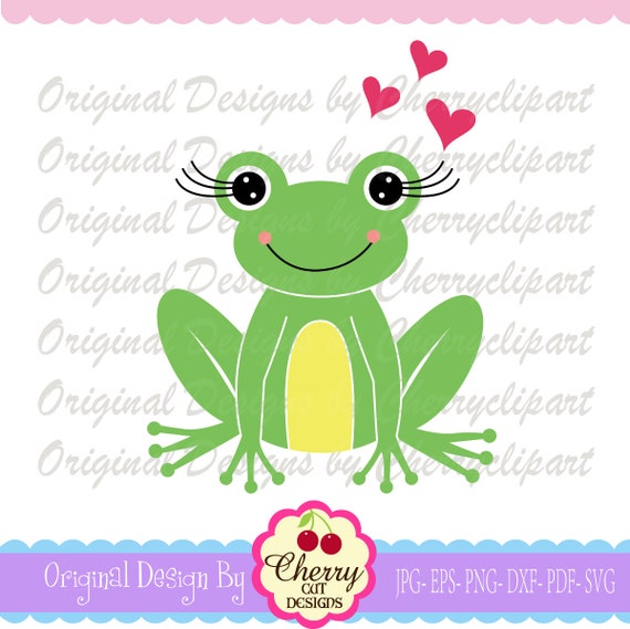 Frog Svg Long Lashes Frog Svg Frog With Hearts Svg Silhouette | Etsy ...