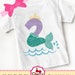 Mermaid Tail Number 2 SVG Dxf mermaid SVG Silhouette and - Etsy