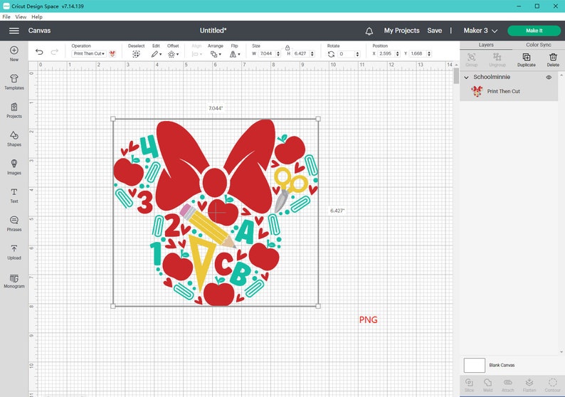 Back to School Svg School Minnie Svg Silhouette & Cricut Cut - Etsy