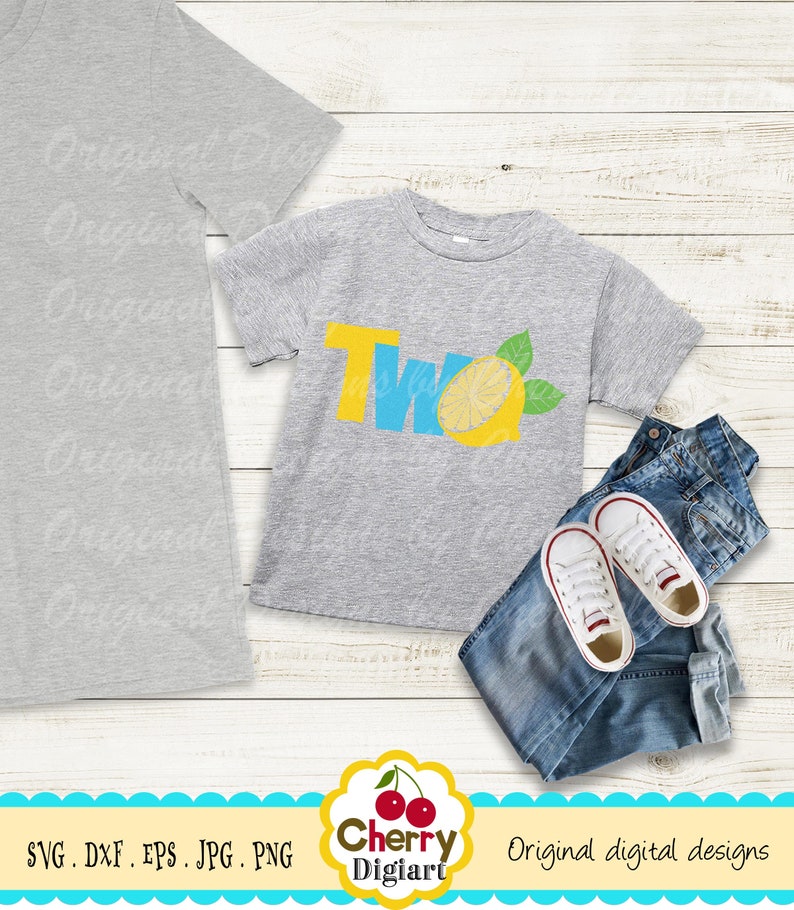 Lemon TWO Svg Birthday Two Svg Birthday Two Party Svg - Etsy