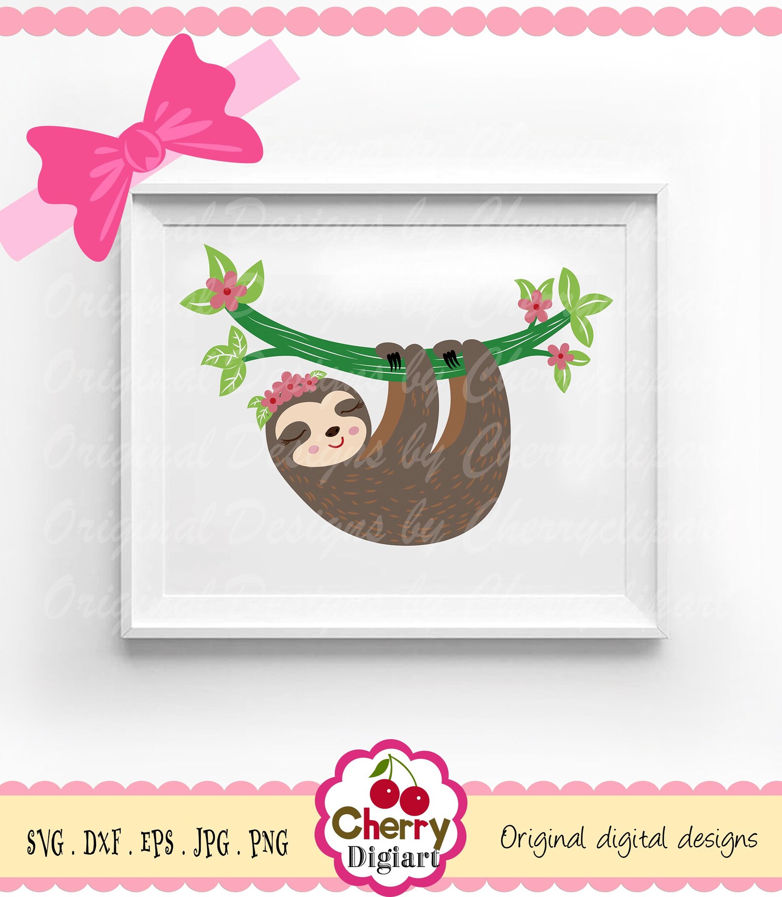 Sloth Svg Sweet Sloth Sleepy Sloth Svg Animal Svg | Etsy