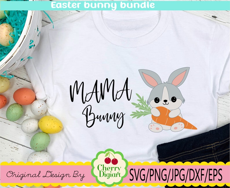 Easter Bunny Svg Png Bundle, Bunny Hug Egg, Bunny Hug Carrot , Easter ...