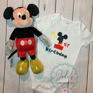 My 1st Birthday SVG DXF Cut Design,mickey Number 1 Silhouette & Cricut ...