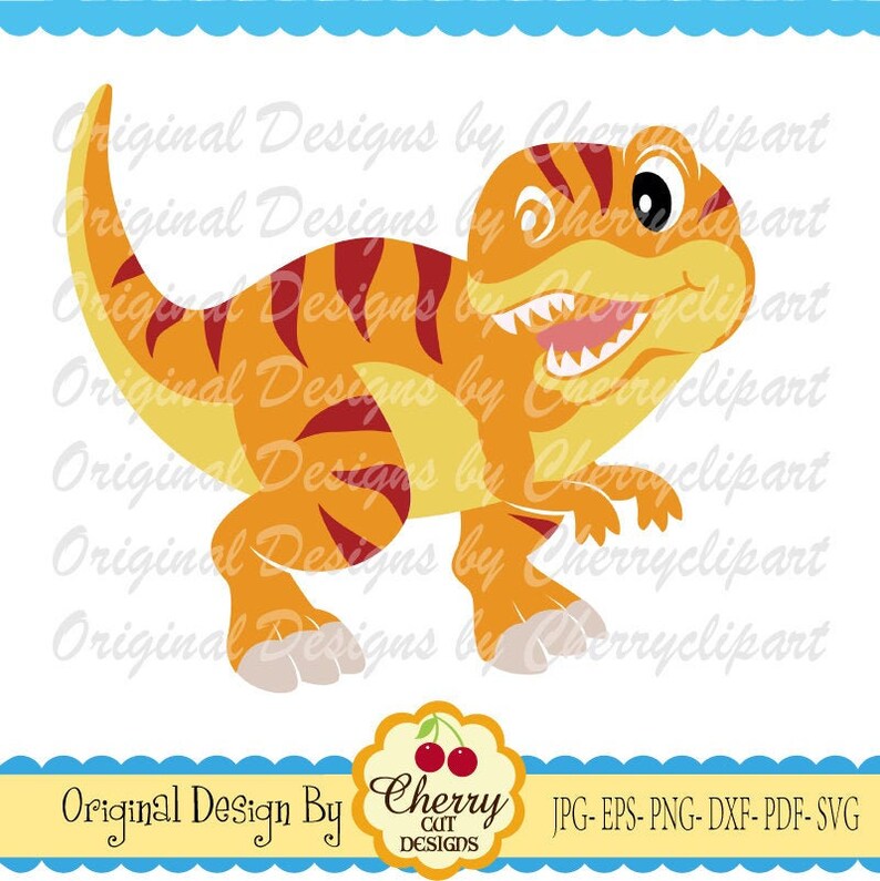 Svg Dxf Tyrannosaurus SVG Dinosaur Svg Silhouette & Circut - Etsy